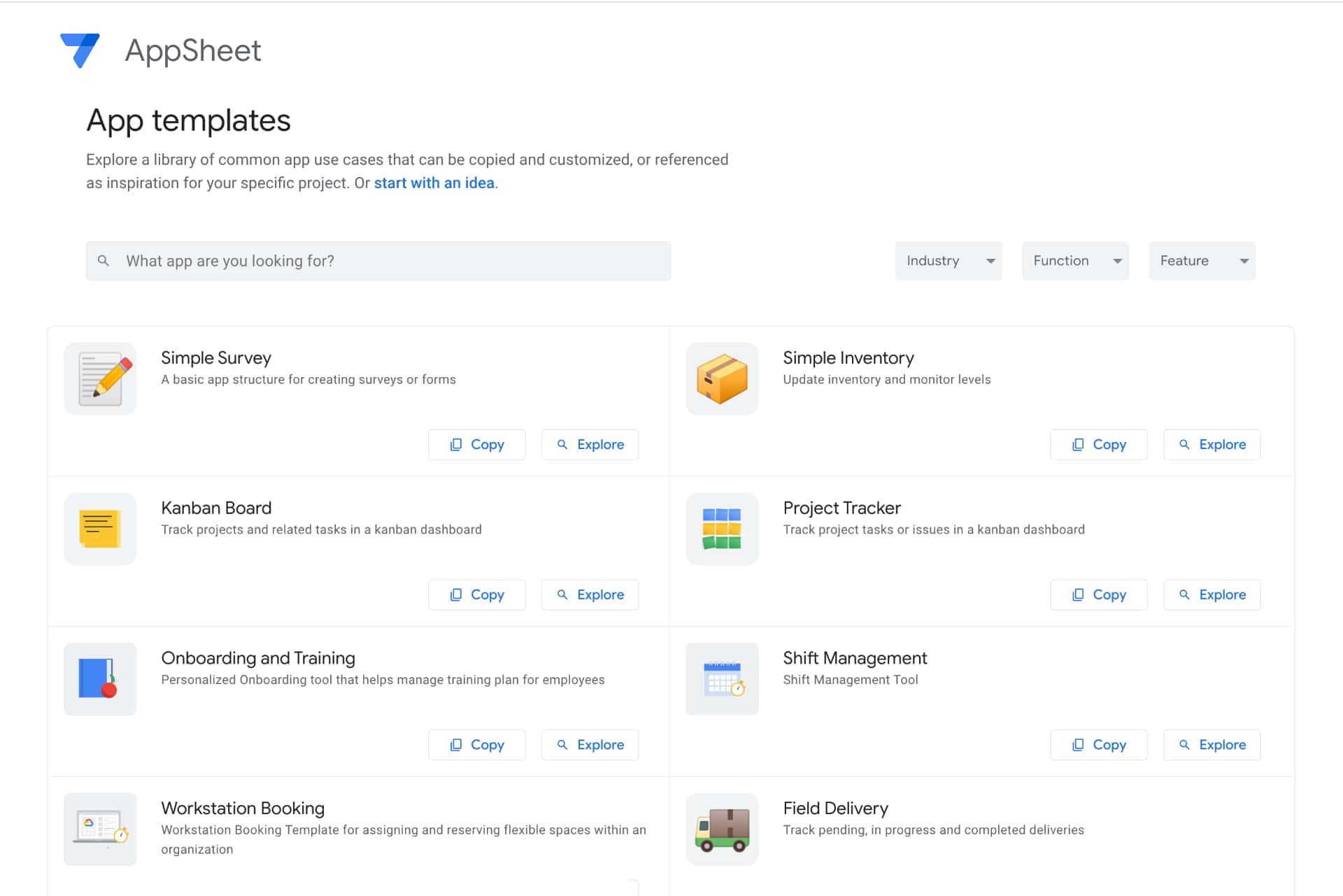 Precios de Google AppSheet Enteprise - 10 Atmosferas Estudio